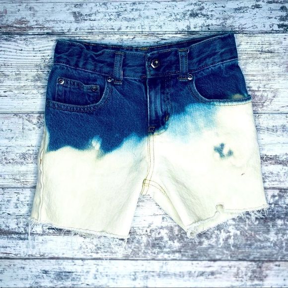 Faded Glory | Bottoms | Custom Bleach Dipped Little Boy Cutoffs | Poshmark